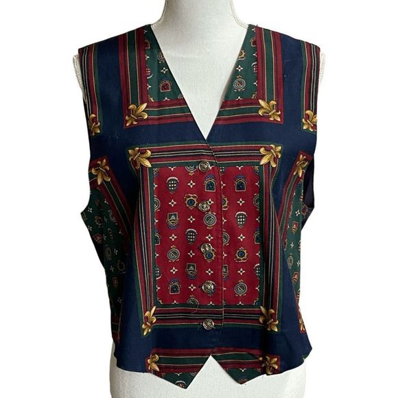 Vintage | Jackets & Coats | Vintage Bushwacker Usa Bluev Neckvest ...